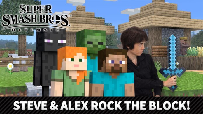 Steve og Alex fra Minecraft kommer til Super Smash Bros. | GamersLounge